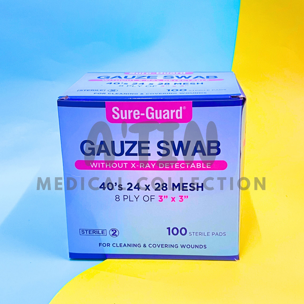 Sure-Guard - Sterile Gauze Pad - 4x4, 3x3 and 2x2 (8xPLY) (Sold Per Box ...
