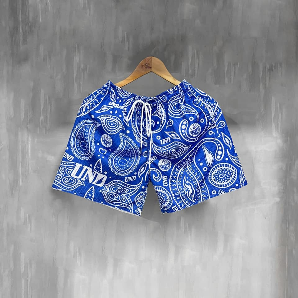 ALL LOCAL BRAND - Undrafted "BANDANA BLK" Mesh Men Short (Blue ...