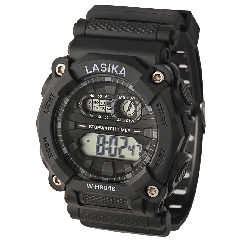 Original LASIKA LED Sports 100% waterproof Digital watch W-H9046 ...