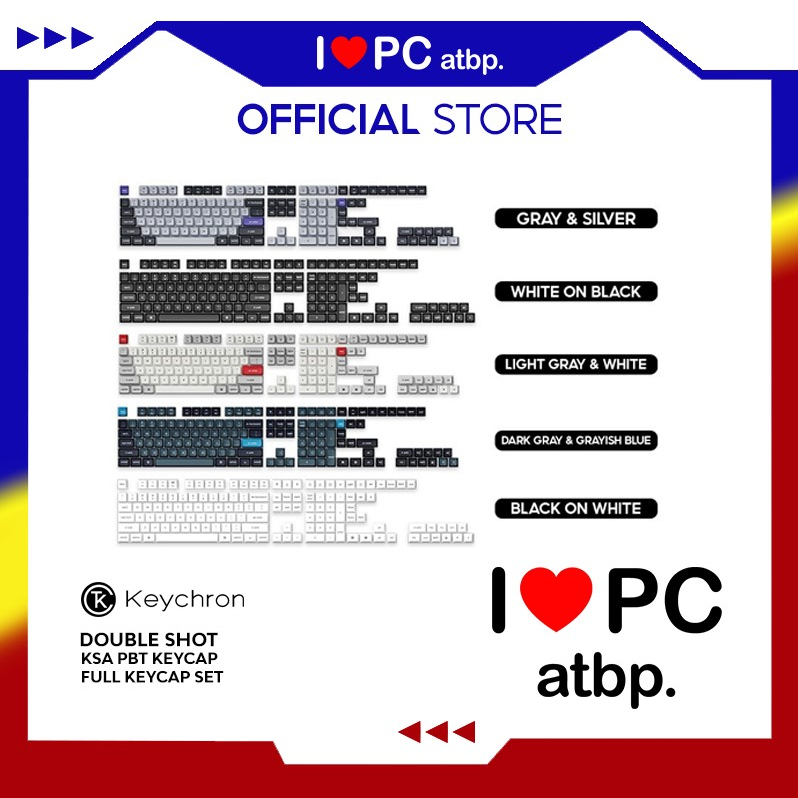 Keychron Double Shot KSA PBT Keycap Full Keycap Set -ANSI layout ...