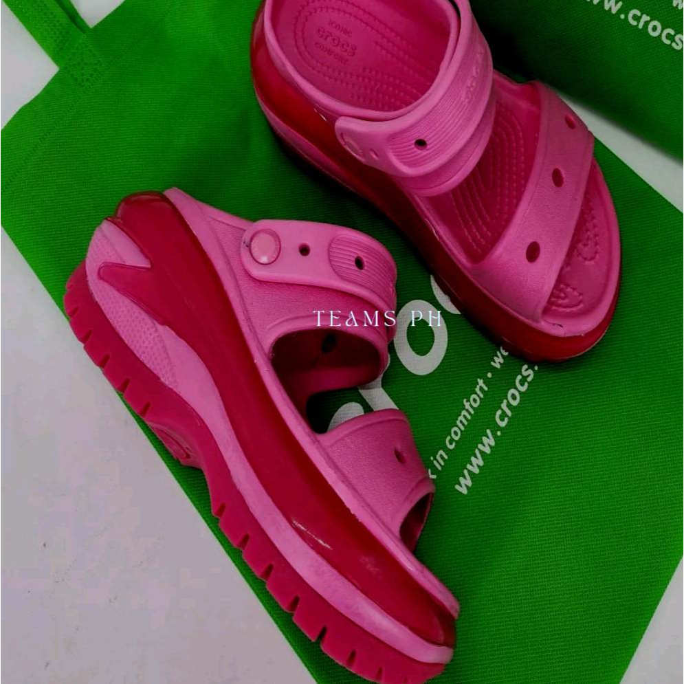 CROCS CLASSIC MEGA CRUSH SLIDE FOR WOMEN (mc2) | Shopee Philippines