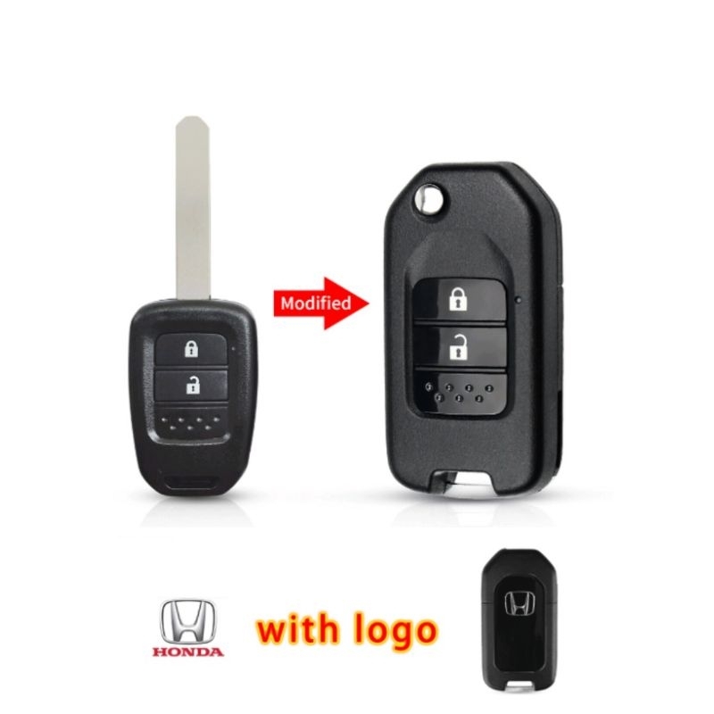 HONDA JAZZ FIT BRIO BRV 2 Buttons FLIP KEY | Shopee Philippines