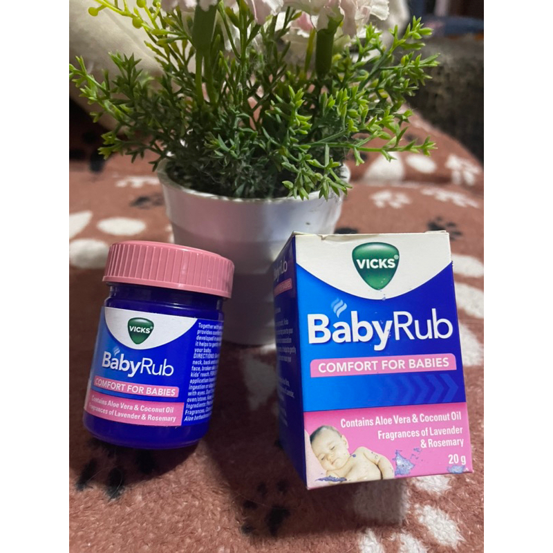 vicks baby rub 20g....no box | Shopee Philippines