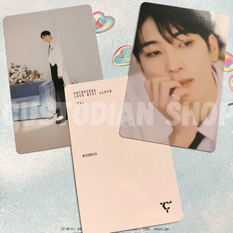 [Onhand] Seventeen Wonwoo FML Carat Version Binder PC Tingi Set | Shopee Philippines