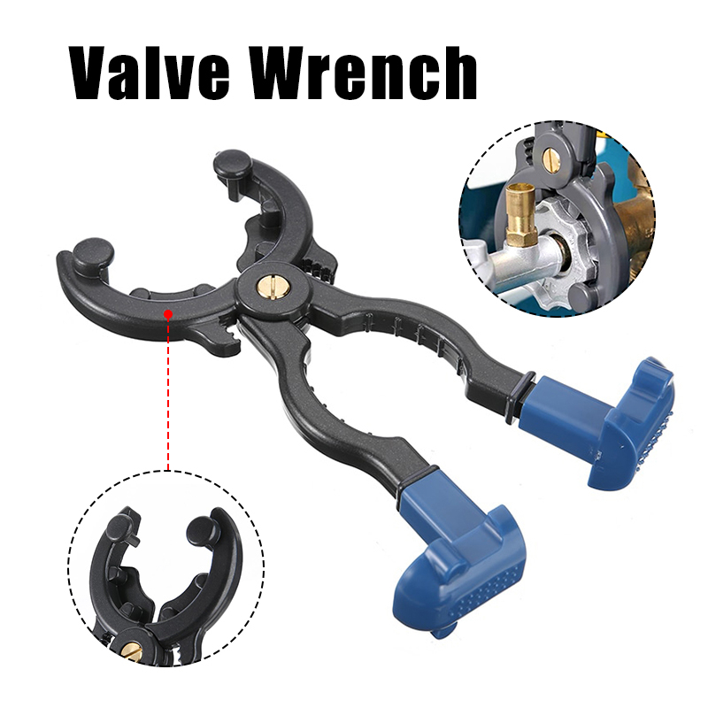 Professional Gas Tank Wrench 3 in 1 Anti Skid Adjustable Gas Valve ...