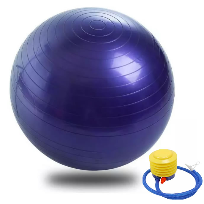 Yoga Ball Balance Fit ball with Pump Ball for Fitness Exercise Pilates ...