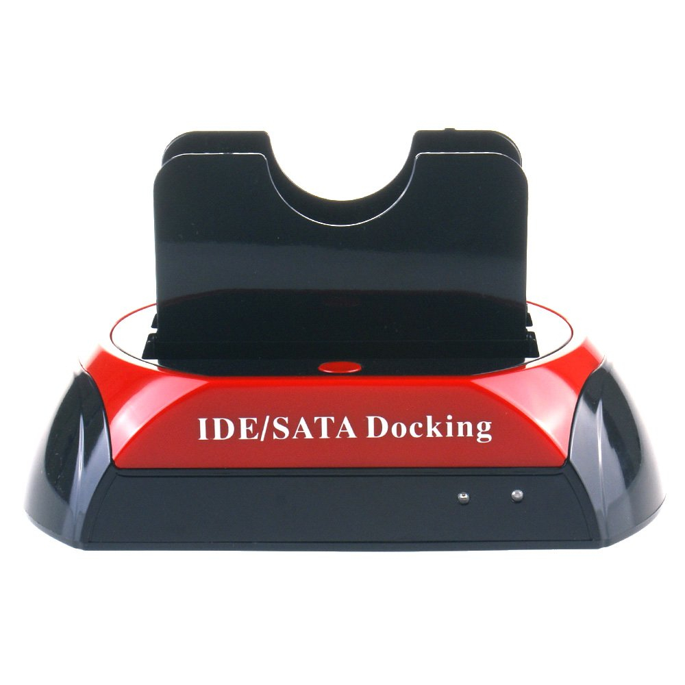 1 Hard Drive Docking Station All in 1 USB 2.0 to SATA IDE Dual Slots ...