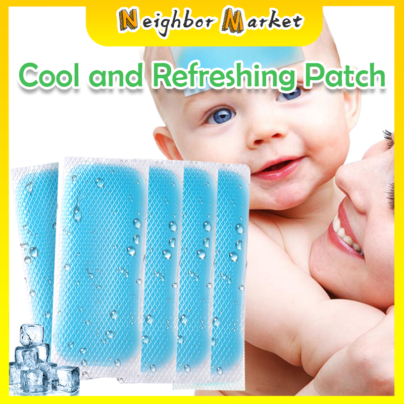 Summer Physical Cooling Ice Cold Pads Sunstroke Sticker Refreshing And ...