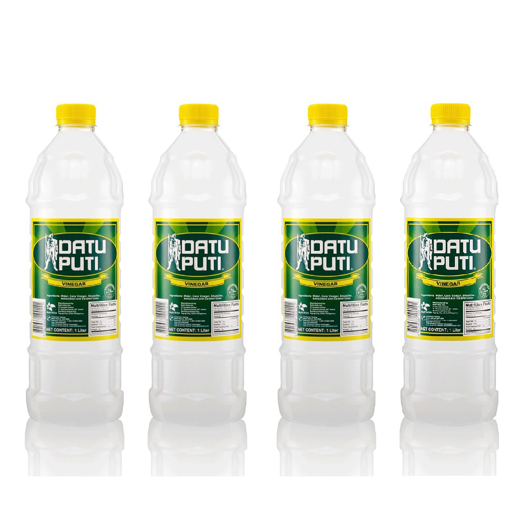 Datu Puti White Vinegar 1L Bundle of 4 | Shopee Philippines