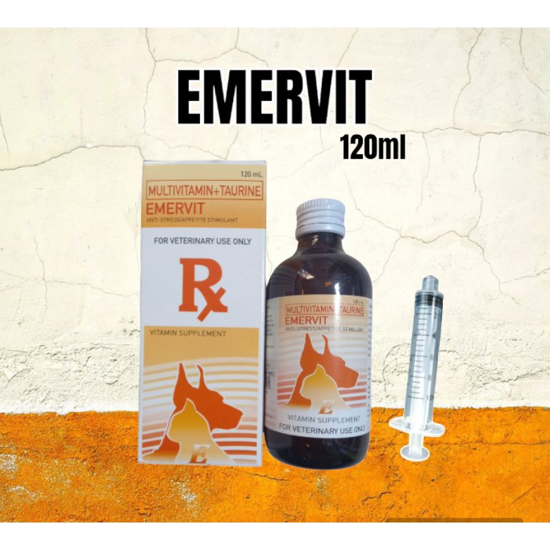 Emervit Multivitamins for Dog & Cat 120ml | Shopee Philippines