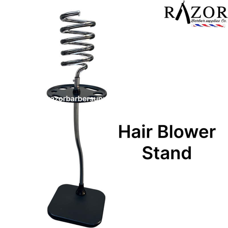 Hair Blower Stand Desk and Stand Type Barber and Salon Tool Razor ...