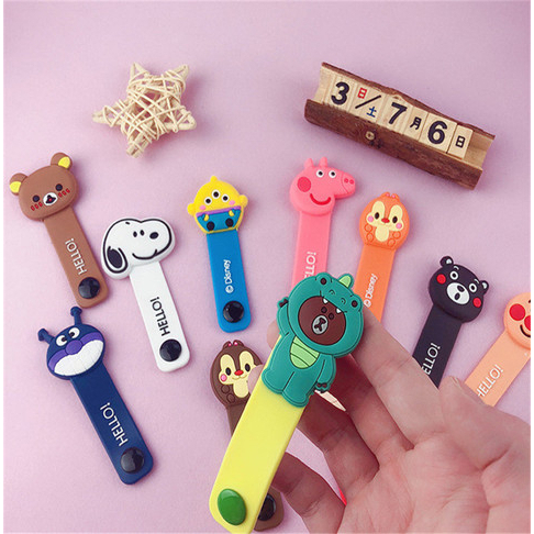 1pc Cable Cute Cable Winder Clip Wire Cord Organizer Buckle Wrap Tie ...
