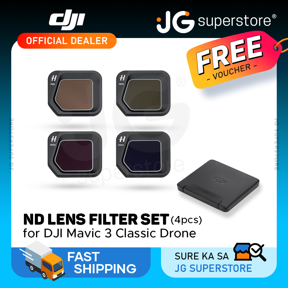 DJI ND Neutral Density Lens Filters Set 4pcs (ND8/ ND16/ ND32/ ND64 ...