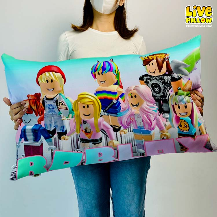 LIVEPILLOW Roblox robux pillow case with insert BIG size 18x28 inches ...