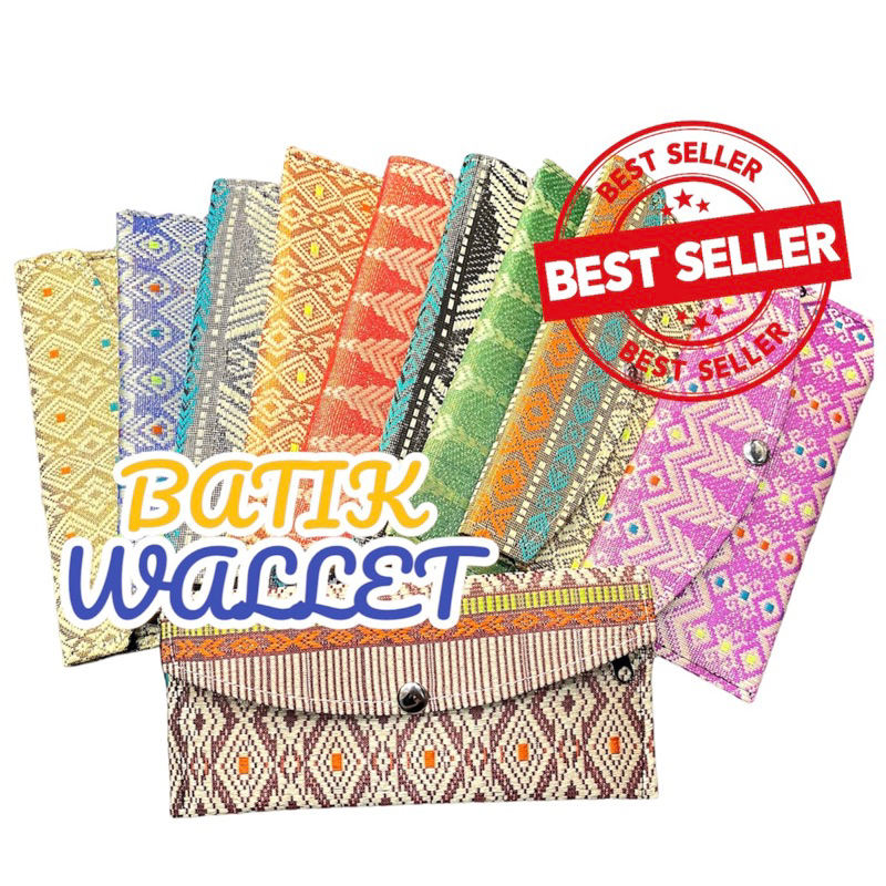 NEW Ethnic Batik Paper Wallet / Long Wallet Batik / Wholesale Batik ...