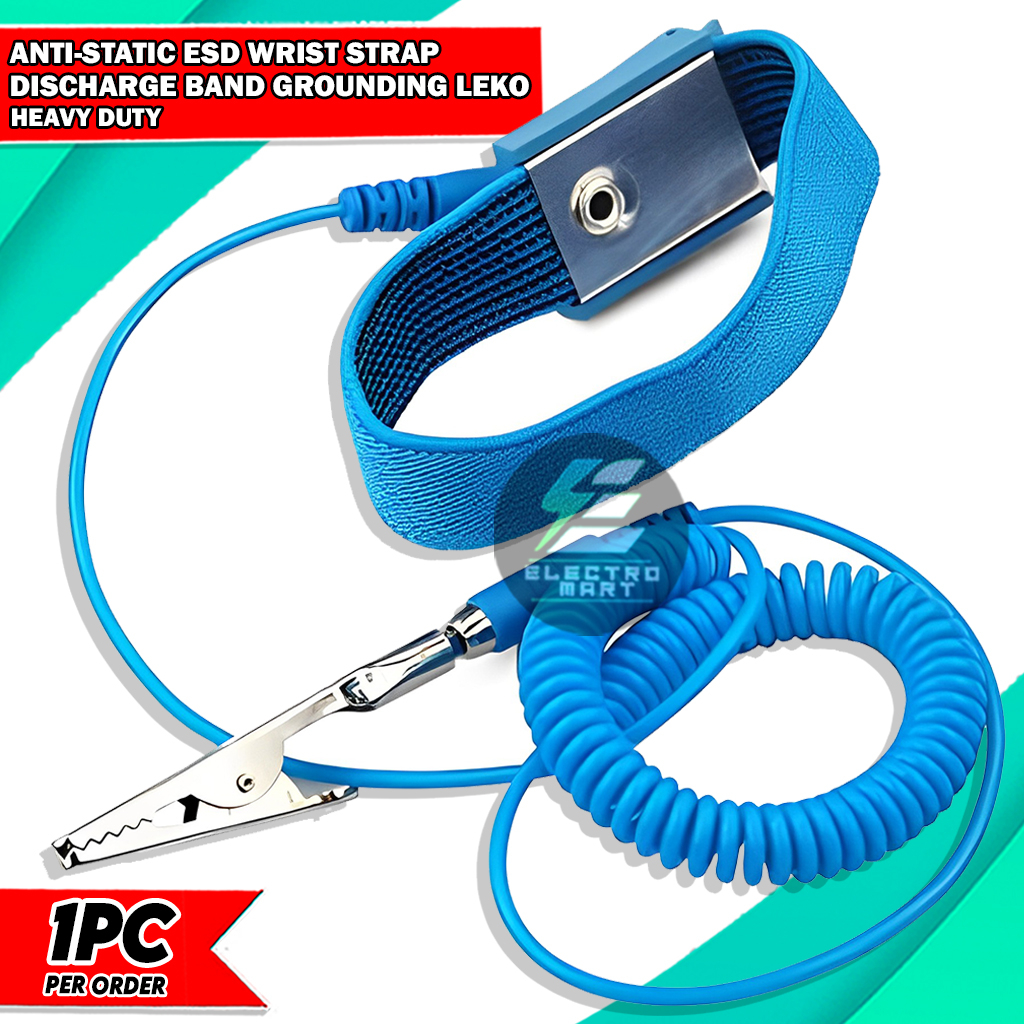 Anti Static ESD Wrist Strap Discharge Band Grounding LEKO | Shopee ...