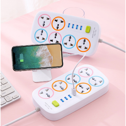 USB Extension Cord with USB Port Power Strip High-power Multi-switch ...