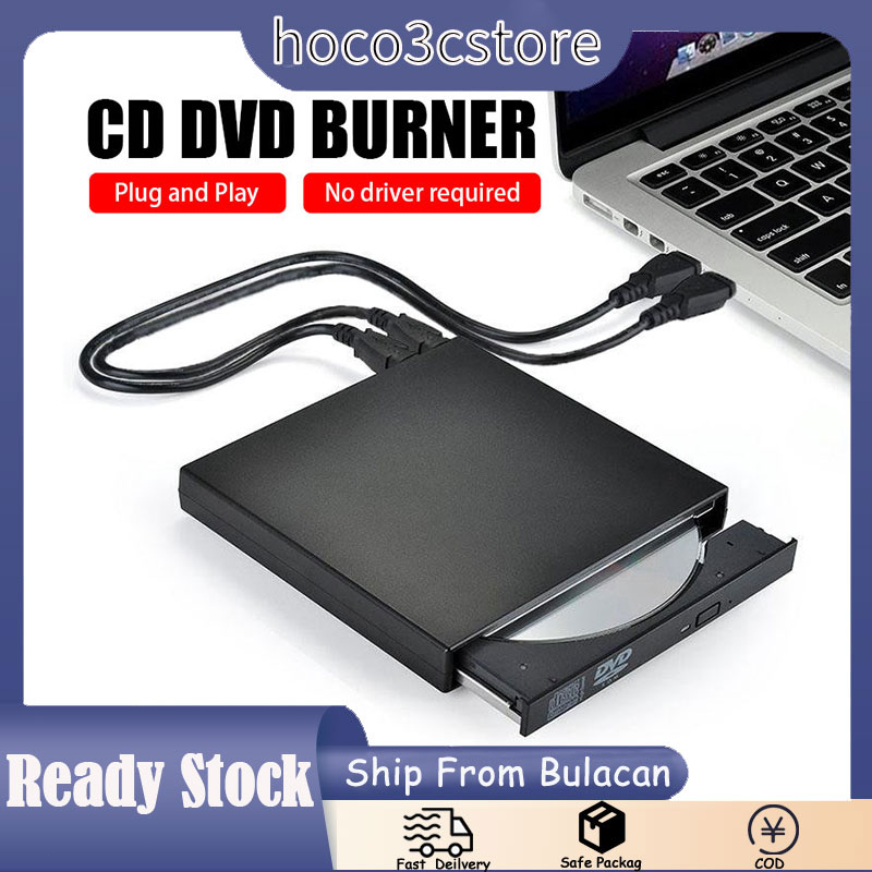 External DVD Writer CD Drive Burner Reader Player Plug and play ...