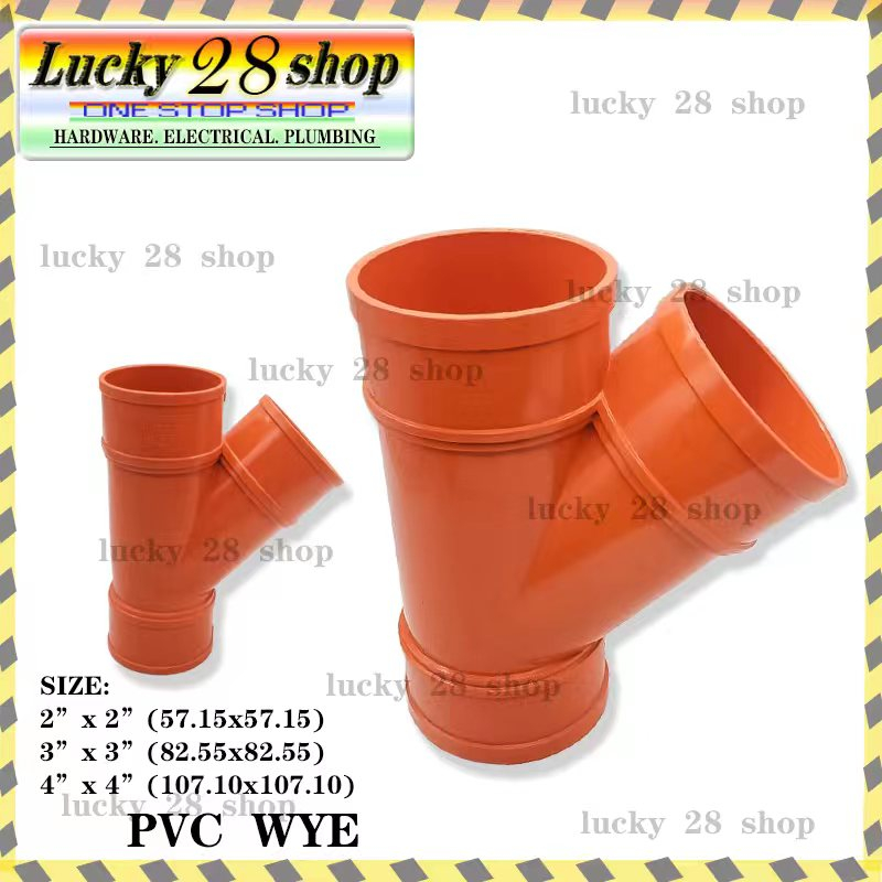 ORANGE FITTING WYE PVC PIPE SANITARY | Shopee Philippines