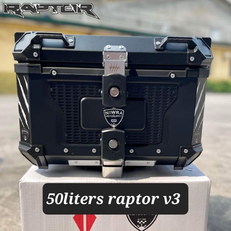 niwra raptor v3 alloy topbox 25 35 45 50 65 liters | Shopee Philippines
