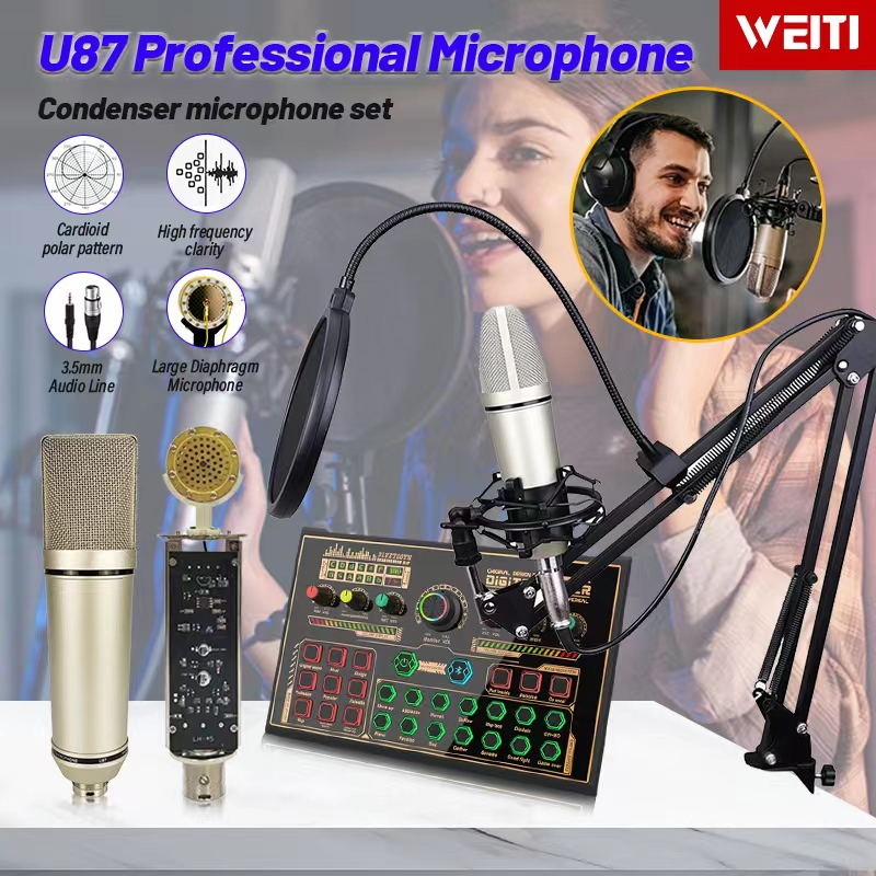 Original U87 Professional Condenser Microphone 48V Large Diaphragm ...