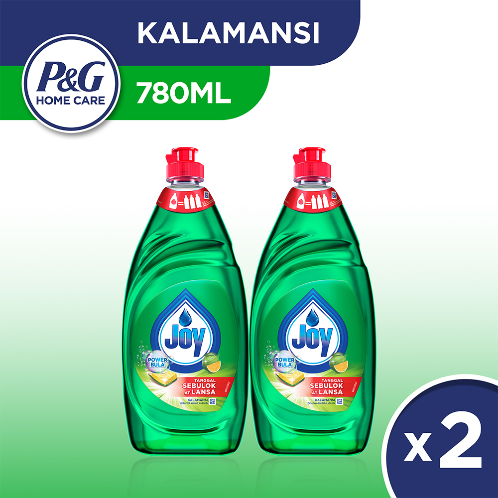 Joy Dishwashing Liquid Kalamansi Lemon Bundle 780ml Bottle x 2 packs | Shopee Philippines