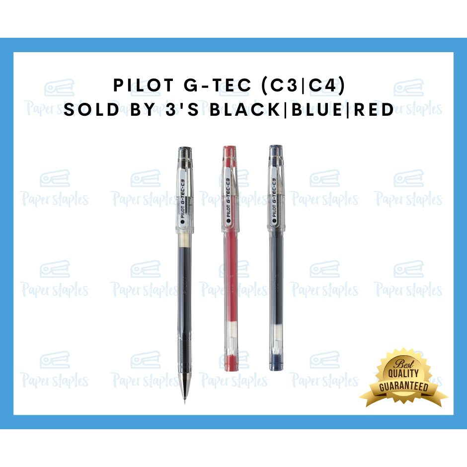 PILOT G-TEC 0.3/ 0.4 (3pcs) | Shopee Philippines