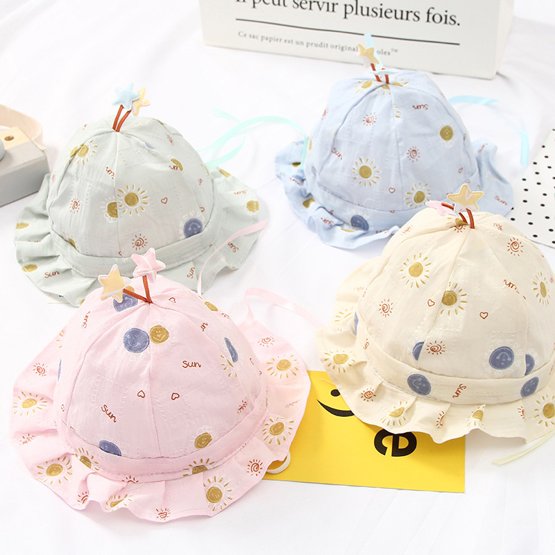 Adjustable Cotton Sun-Hats for Baby Sun Protection for Head, Neck ...