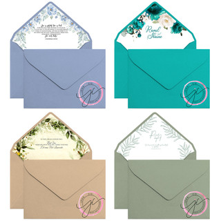 envelope with liner for weddings invitation 5R 4R | Shopee Philippines