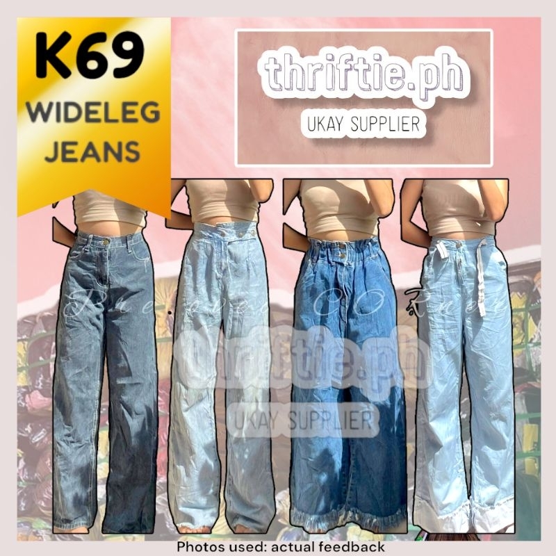 K69 WIDELEG JEANS BALE / UKAY BULTO | Shopee Philippines