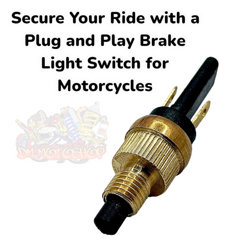 6mm Copper Motorcycle Brake/Tail Light Switch Plug - Universal for ...