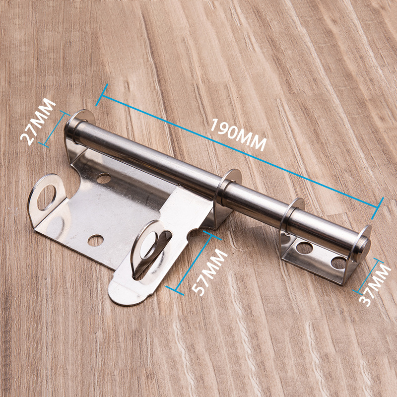 6 Inch Stainless Steel Sliding Bolt Gate Latch Barrel Bolt Latch ...