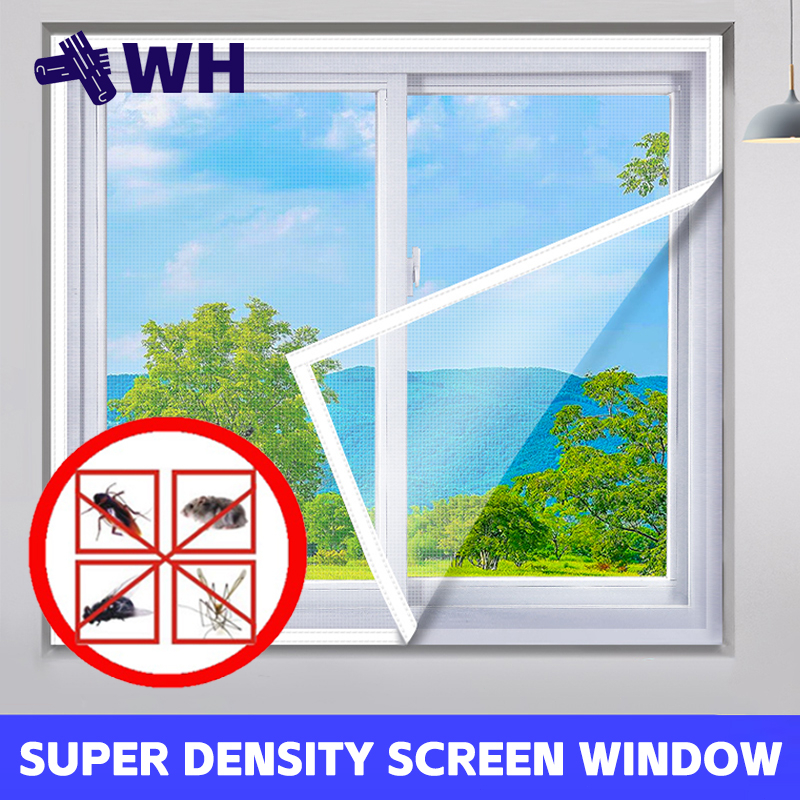 Velcro window Screen net anti Mosquito Cockroach Net Self-adhesive for ...
