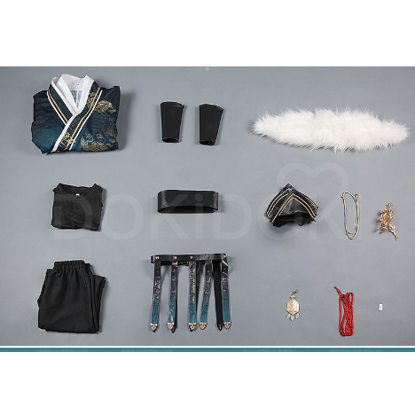 Xiao Doujin Cosplay Game Genshin Impact DokiDoki-SR Flying-fish Costume ...