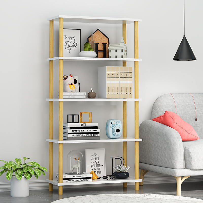 【High-Grade】Multi 3/4/5/6 Layers Shelf Storage Rack Standing Solid Wood ...