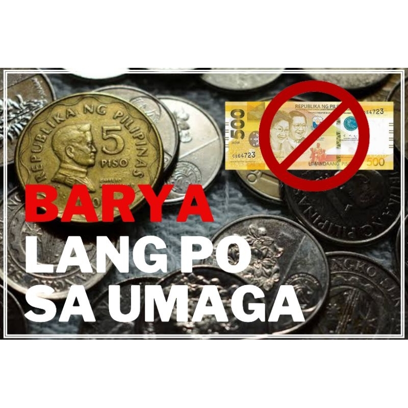 Barya Lang po sa umaga Signage‼️ | Shopee Philippines