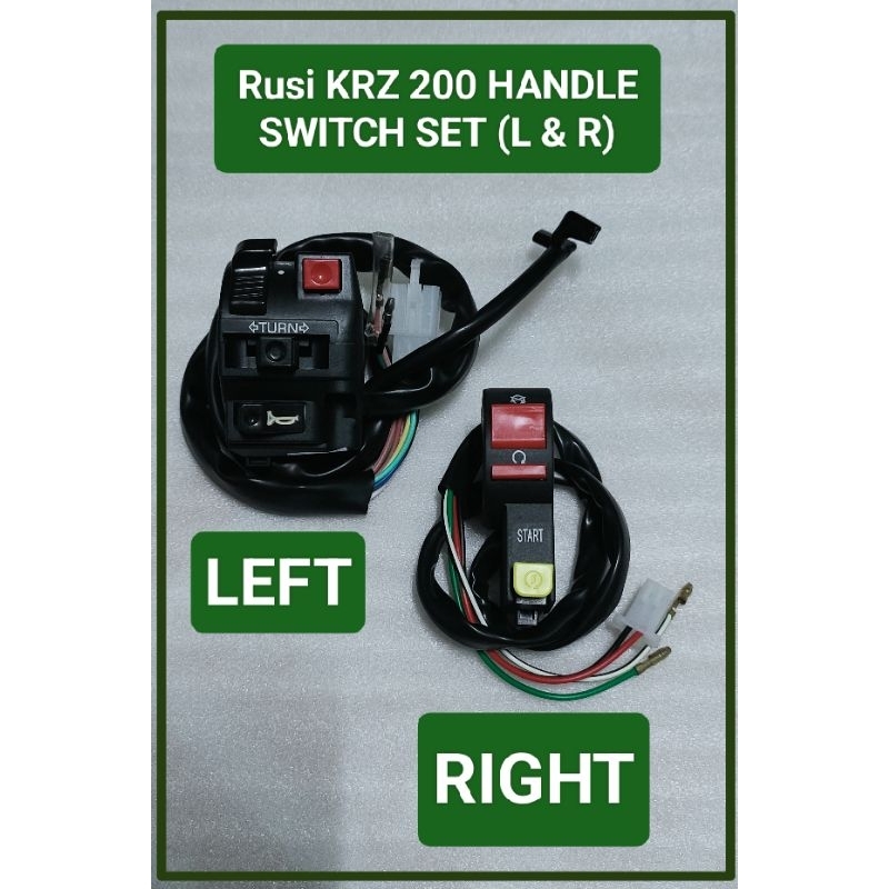 Rusi KRZ 200 HANDLE SWITCH SET | Shopee Philippines