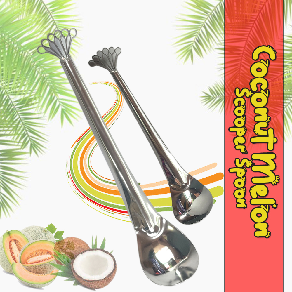 Pangkayod ng BUKO at MELON Stainless Steel Filipino-Style Coconut Melon ...