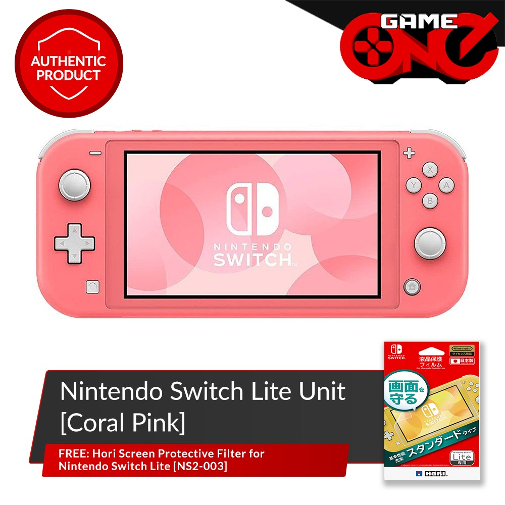Nintendo Switch Lite [Coral Pink] | Shopee Philippines