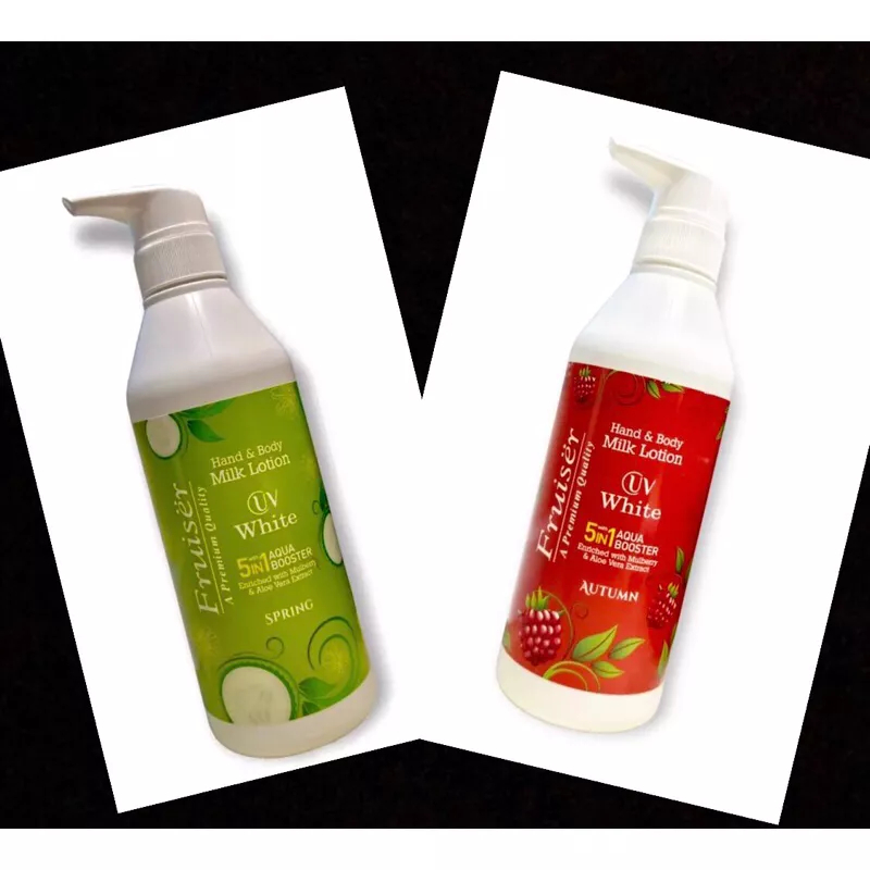 Fruiser UV White Hand & Body Milk Lotion 500ml (Autumn/Spring) | Shopee ...