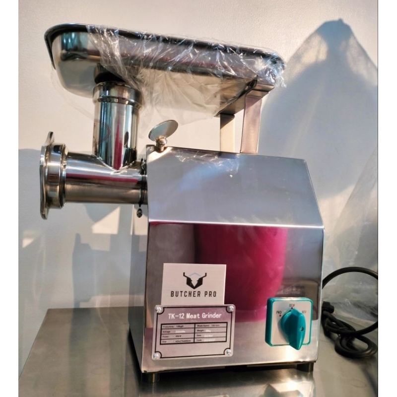 Meat grinder electric heavy duty TK-12 model Full stainless steel commercial grade | Shopee ...