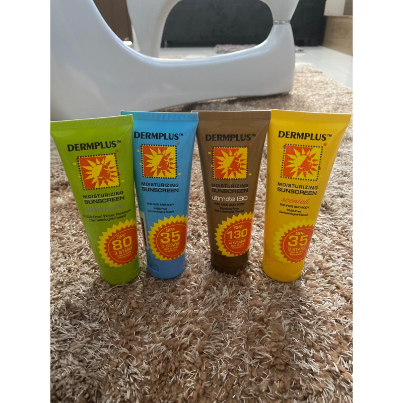 DERMPLUS Moosturizing sunscreen for face&body/100ml | Shopee Philippines
