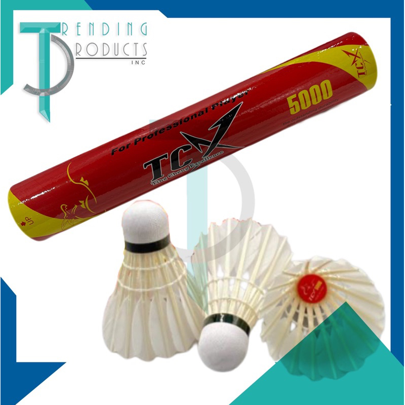 TCX 5000 Badminton Shuttlecock (1set) | Shopee Philippines