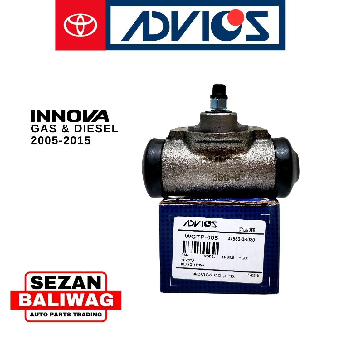 WHEEL BRAKE CYLINDER REAR TOYOTA INNOVA GAS & DIESEL 2005-2015 WCTP-005 ...