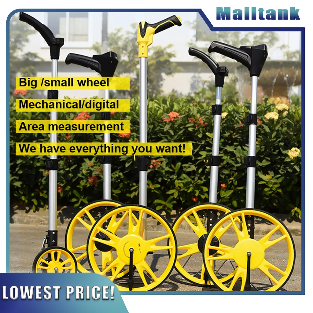 Digital/Mechanical ABS Folding Distance Measuring Wheel Roller Surveyor ...
