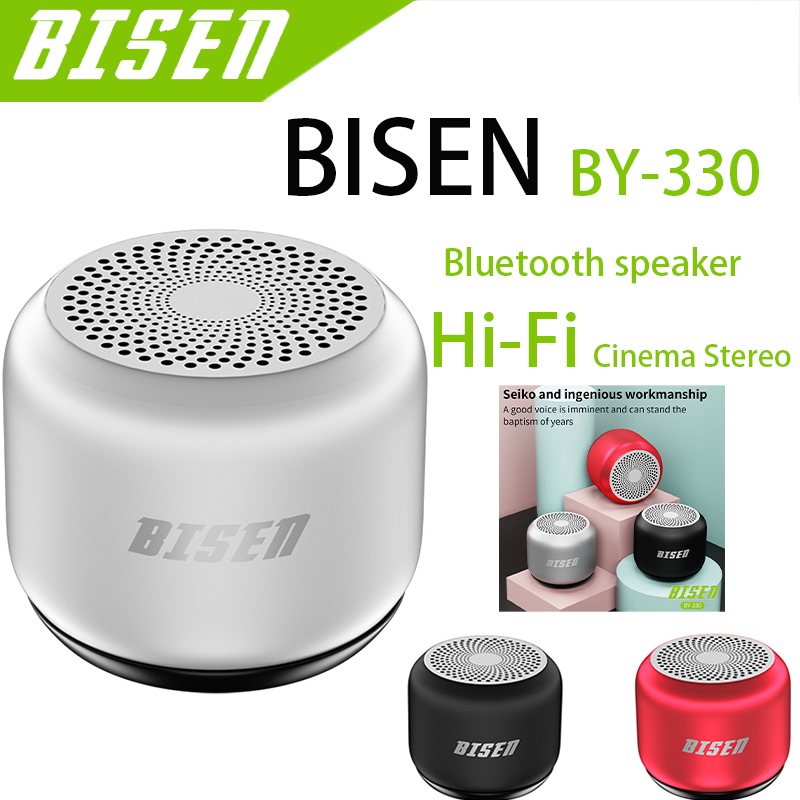 BISEN BY330 Mini Wireless Sound Portable Bluetooth Speaker Music ...