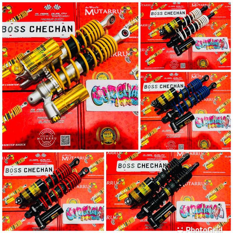 MUTARRU SHOCK INVERTED SHOCK V2 BLACK SERIES ADJUSTABLE REBOUND NMAX ...