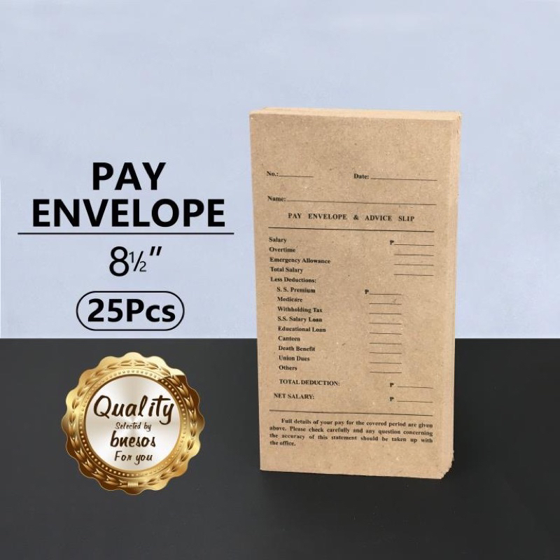 B&e item no:9048 PAY Envelope for 25 pcs | Shopee Philippines