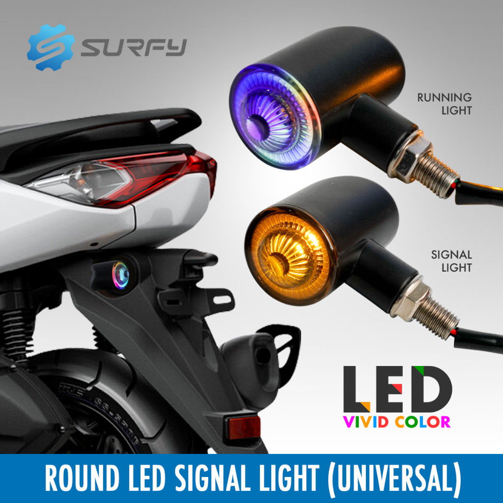 LED Signal Light RGB Mode Vivid Color With RGB Runing Light Yellow ...