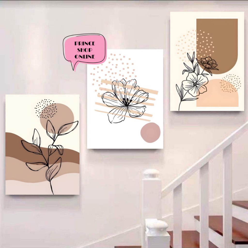 BOHO NORDIC MINIMALIST HOME WALL DECOR ROOM NO FRAME REQUIRED DESIGN ...